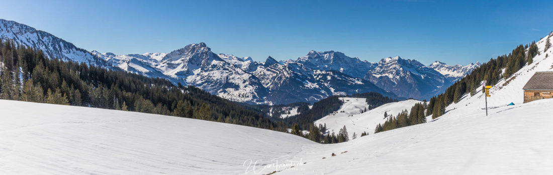 Winterwanderung von Arvenbüel am Walensee zur Vorder Höhi