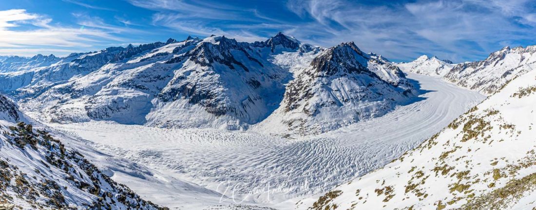 Die schönsten Aussichtspunkte auf den Aletschgletscher