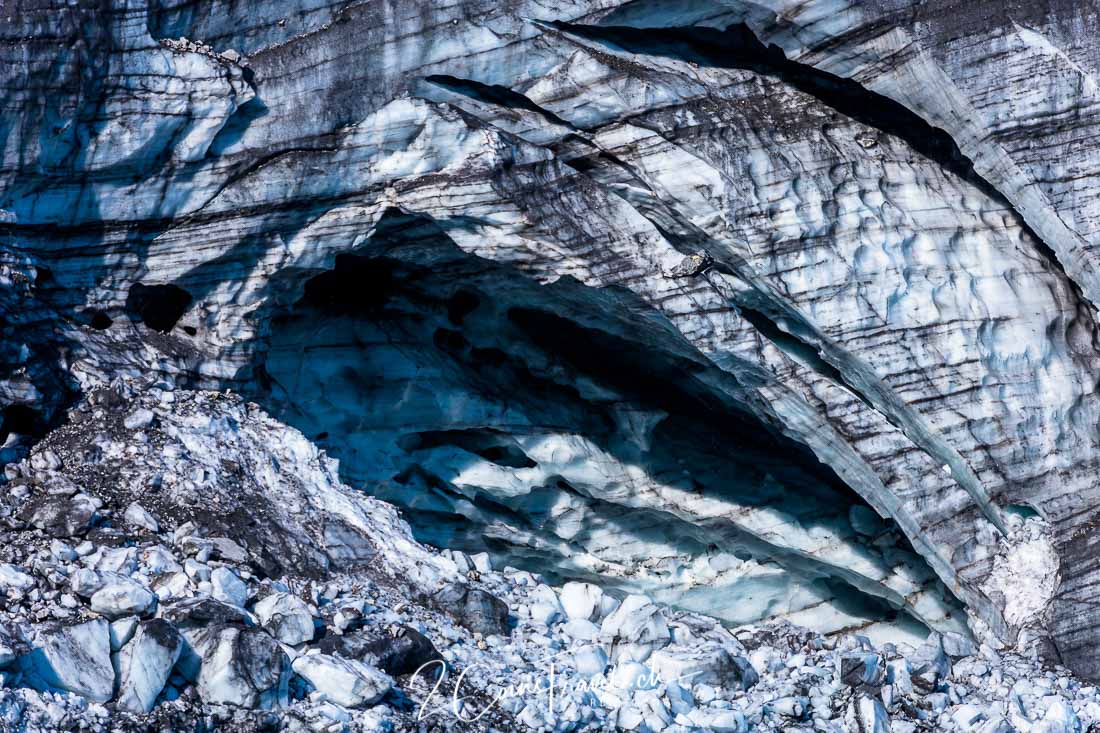 Gletscher im Detail: Fotos von Strukturen und Formen im Eis