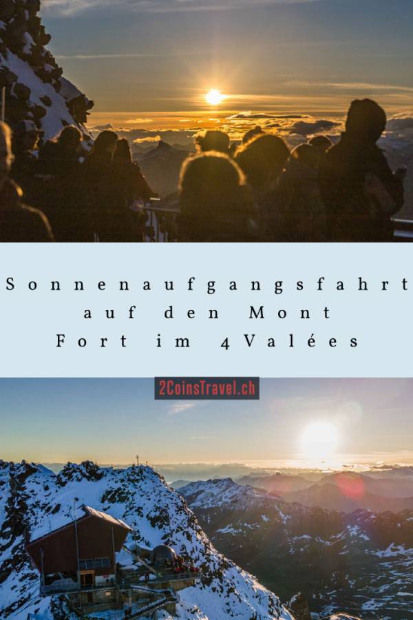 Sonnenaufgangsfahrt auf den Mont Fort im 4Valées im Kanton Wallis