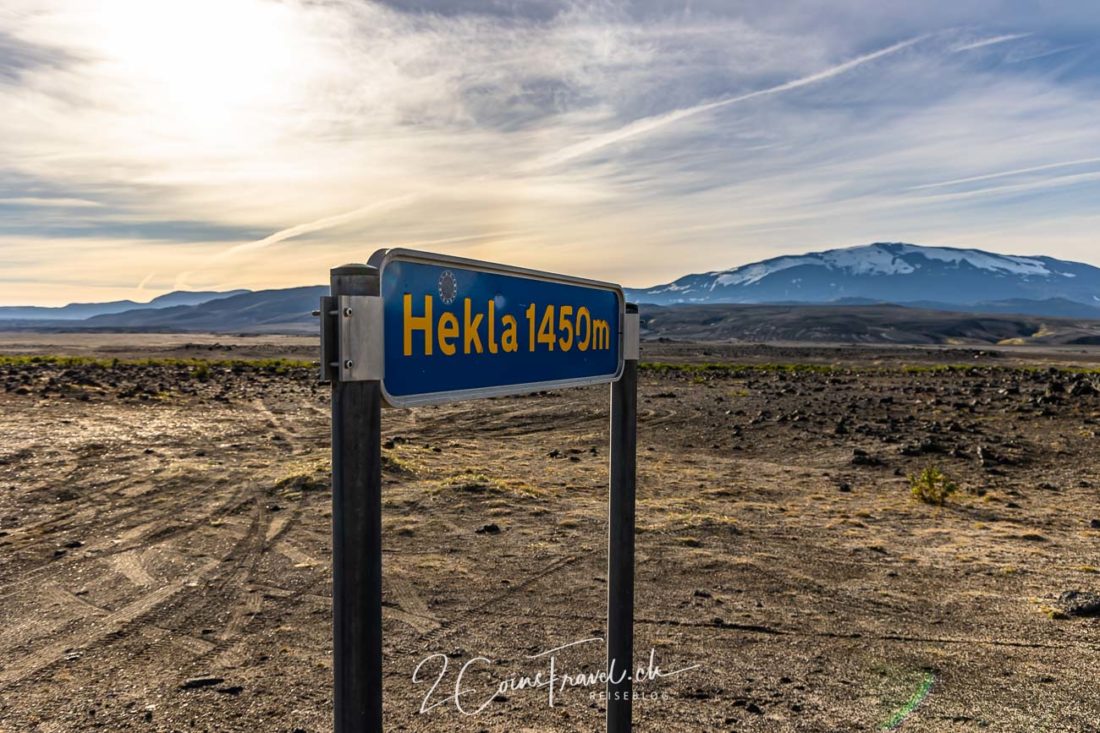 Wanderung auf den Vulkan Hekla auf Island