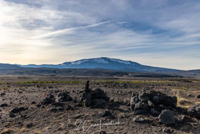 Wanderung auf den Vulkan Hekla auf Island