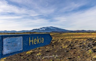 Wanderung auf den Vulkan Hekla auf Island