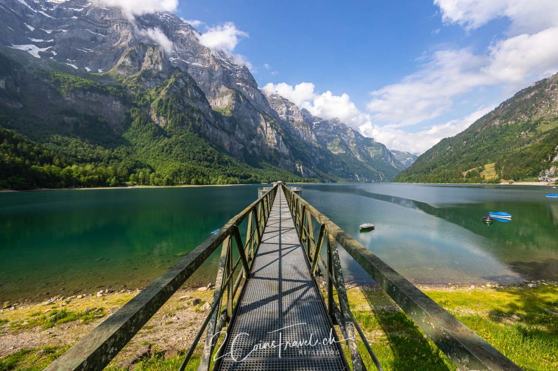 Rundwanderung um den Klöntalersee im Kanton Glarus