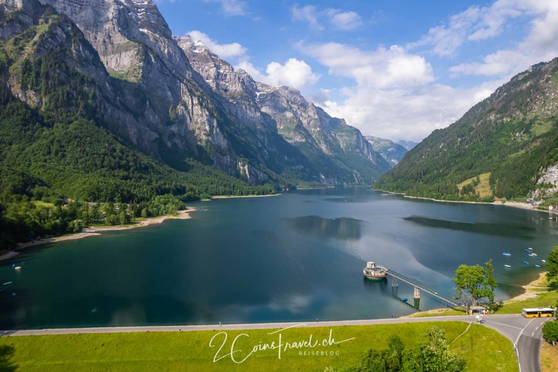 Rundwanderung um den Klöntalersee im Kanton Glarus